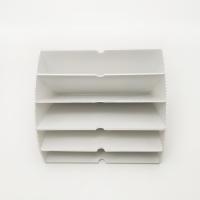 China 4mm Thick PP Corrugated Sheet Book Rack 300gsm Antibacterial Display Shelf for sale