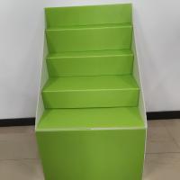 China PP Composite Corrugated Cardboard Box Shelves Stands HD Printing for sale