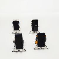 China SGS Mobile Stand Corrugated Display Board Anti Collision OEM for sale