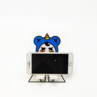 China Disposable Corrugated Display Board Cartoon Cardboard Phone Holder 15x Reusable for sale