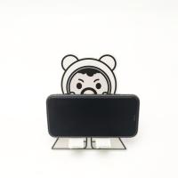 China Disposable Corrugated Display Board Cartoon Cardboard Phone Holder 15x Reusable for sale