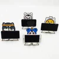 China Leiser 3mm PP Corrugated Sheet Cardboard Phone Stand with HD Cartoon Printing for sale