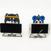 China Leiser 3mm PP Corrugated Sheet Cardboard Phone Stand with HD Cartoon Printing for sale