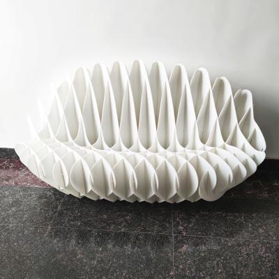 China Custom Anti-Friction Corrugated Plastic Furniture Chair 15 Times Reusable for sale