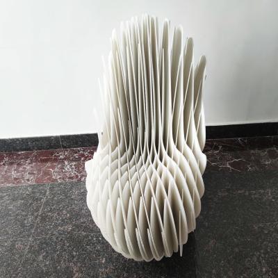 China Inorganic Powder Corrugated Plastic Folding Chair 2-5mm Waterproof Eco-Friendly for sale