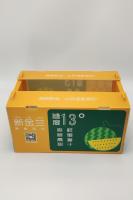 China Stackable Inorganic Powder Corrugated Carton Storage Box 40x30x25cm for Shelves for sale