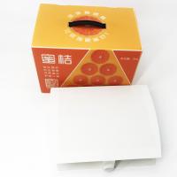 China 3.0mm Full Printing E Flute Corrugated Plastic Carton With Handle for sale