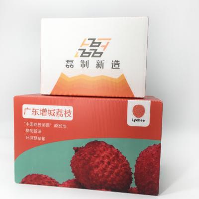 China 4.0mm Foldable Corrugated PP Storage Box Food Grade Space Saving Full Color Custom for sale
