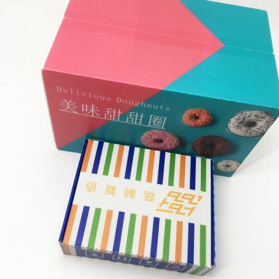 China FDA Approved 3.0mm Corrugated Plastic Storage Boxes for Dessert Cake Donuts for sale