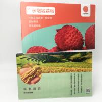 China 3.5mm Anti-Friction Fresh Fruit Storage Corrugated Plastic Carton for 20kgs for sale