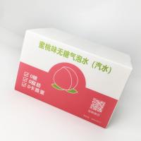 China 3.5mm Peach Sparkling Water Package Carton Moisture Resistance Anti Bacteria Custom Size for sale