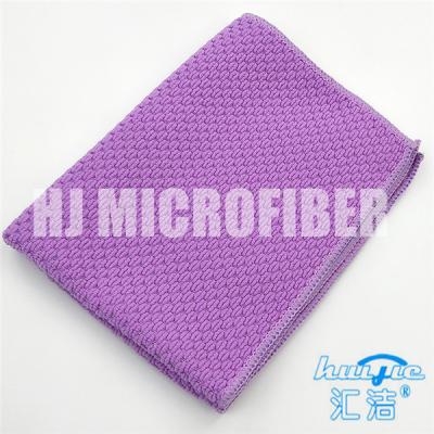 China Microfiber 40*40cm square piped purple household knitted big pearl towel for sale