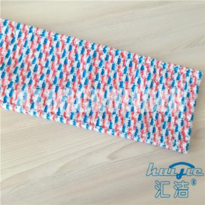 China Microfiber Wet Mop Pads jacquard square replacement wet mop pads with pocket for sale