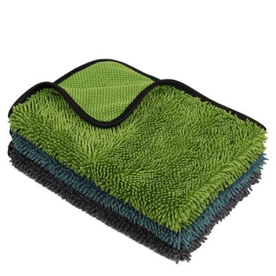 China Microfiber Car cleaning cloth Rapid Drying Twist Pile Car Towels Super Absorbent Lint-Free Large Detailing Cloth for sale