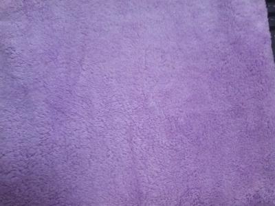China Purple coral fleece absorption bath towel  80*140 microfiber cleaning towels for sale