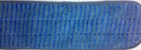 China Microfiber Wet Mop Pads 13*47cm Blue Scrubber Gray Coral Fleece Microfiber Mop Head for sale