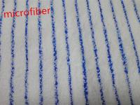China 150cm Width Blue Wire Microfiber Cleaning Cloth Woven Coral Fleece Floor Fabric for sale