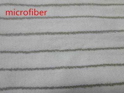 China Textile Microfiber Cleaning Cloth Width 150cm Gray White Weaving Coral Fleece for sale