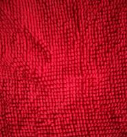 China Microfiber 1200gsm Red Big Chenille 150cm Width Used Like Mats Gloves for sale