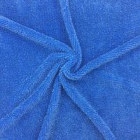 China Microfiber Twist Pile Fabric 450gsm Blue Mop Fabric Cleaning Fabric for sale