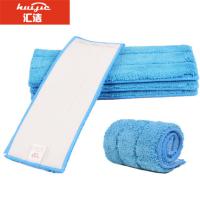 China Portable 400gsm Home Use Microfiber Wet Mop Ultra Cleaning Mop Head for sale
