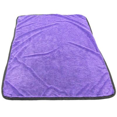 China 40X60cm Twist Pile Car Cleaning Washable Microfiber Cloth for sale
