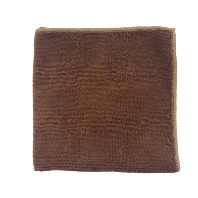 China Warp Knitting Brown Microfiber Fabric 40x40 Piped 80% Polyester for sale
