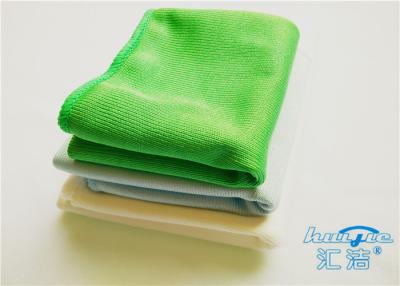 China 3M Window Microfiber Glasses Cleaning Cloth Green 80% Polyester Anticorrosive for sale