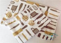 China Kitchen Reusable Printed Microfiber Cloth Machine Washable , Microfiber Dust Cloth for sale