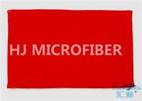China Red Fluffy Eco-Friendly Microfiber Mat Highly Absorbent With Interior Foam for sale