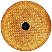 China Vanity Round Bathroom Basin Chromed Gold Diamond Shape Crystal Glass for sale