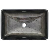 China Dark Green Glass Bathroom Non Porous Dynamic Vessel Sink Tempered Glass for sale