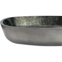 China Scratch Resistant Glass Table Top Wash Basin Green Colour Engraving Modern for sale