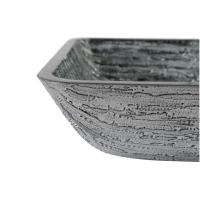 China Titanium Black / Gray Bathroom Wash Basins L460 * W330 * H105mm Rectangular Black Vessel Sink for sale