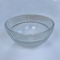 China Deep Raised Bowl Bathroom Sinks Vessel Crystal Clear Washing for sale