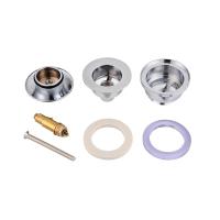 China Unslotted Bathroom Sink Drain Click Clack Chrome Bathroom Sink Pop Up Drain for sale