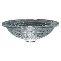 China Round Crystal Wash Basins Hand Wash 415mm 140mm For Hotel Die Casting for sale