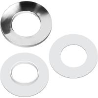 China Chromed Wash Basin Accessories Silver Vessel Sink Mounting Ring For Home Bathroom for sale