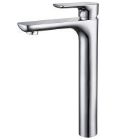 China Solid Brass Wash Basin Accessories Vessel Single Handle Mixer Tap Tall for sale