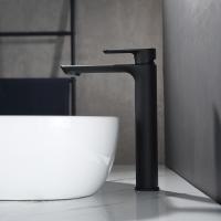 China Solid Brass Wash Basin Accessories Vessel Single Handle Mixer Tap Tall for sale