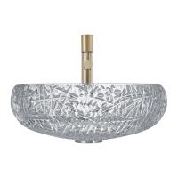 China Ball Shaped Clear Glass Sink Bowl Countertop Mounted Home Decoration for sale