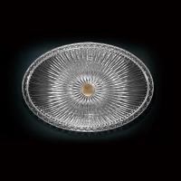 China One Piece Molding Glass Vessel Sink Bowls 550mm Long No Overflow for sale
