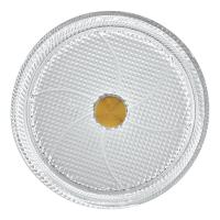 China Twill Surface Clear Glass Vessel Basins For Bathroom Hotel for sale