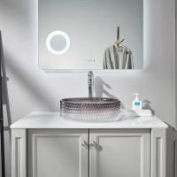 China Gradient Black Glass Wash Basin Diecasting Crystal Bathroom Vanity Sink for sale