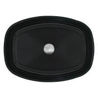 China High Glossy Black Tempered Bathroom Wash Basins Smooth Interior And Exterior for sale