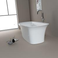 China Fresh Pure Acrylic Sheet Soaking Freestanding Bathtub Rectangular Shape for sale
