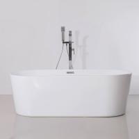 China Non Porous White Acrylic Freestanding Bathtub For Bathroom for sale