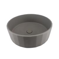 China Taupe Clay 17'' Modern Medium Wash Basin For Home Commercial for sale