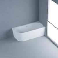 China Fresh Acrylic Free Standing Bathtub White Customized Color For Bathroom for sale