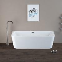 China Fresh Pure Acrylic Sheet Free Standing Bathtub 150cm 160cm 170cm 180cm Size for sale